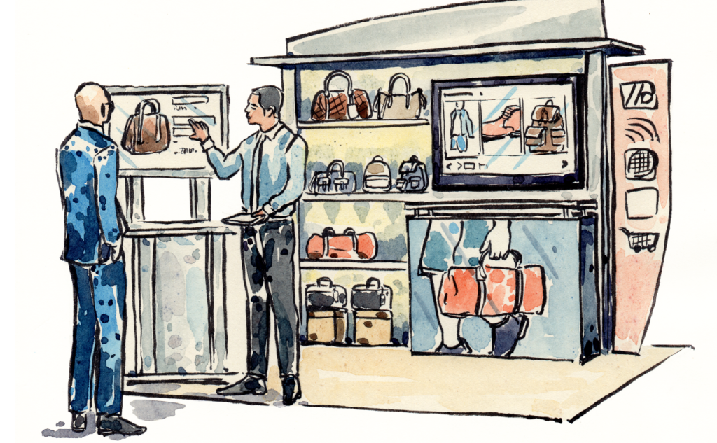 Setting up Endless Aisle Endless Shelf Outlets For the Holidays ...